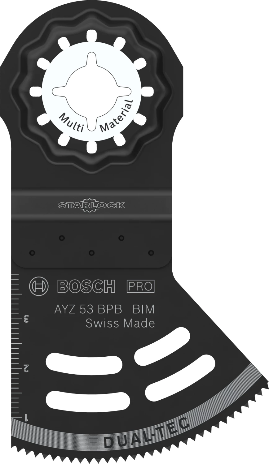 Bosch AYZ 53 BPB PRO Lame de scie plongeante Dual-Tec pour plâtre, bois ...